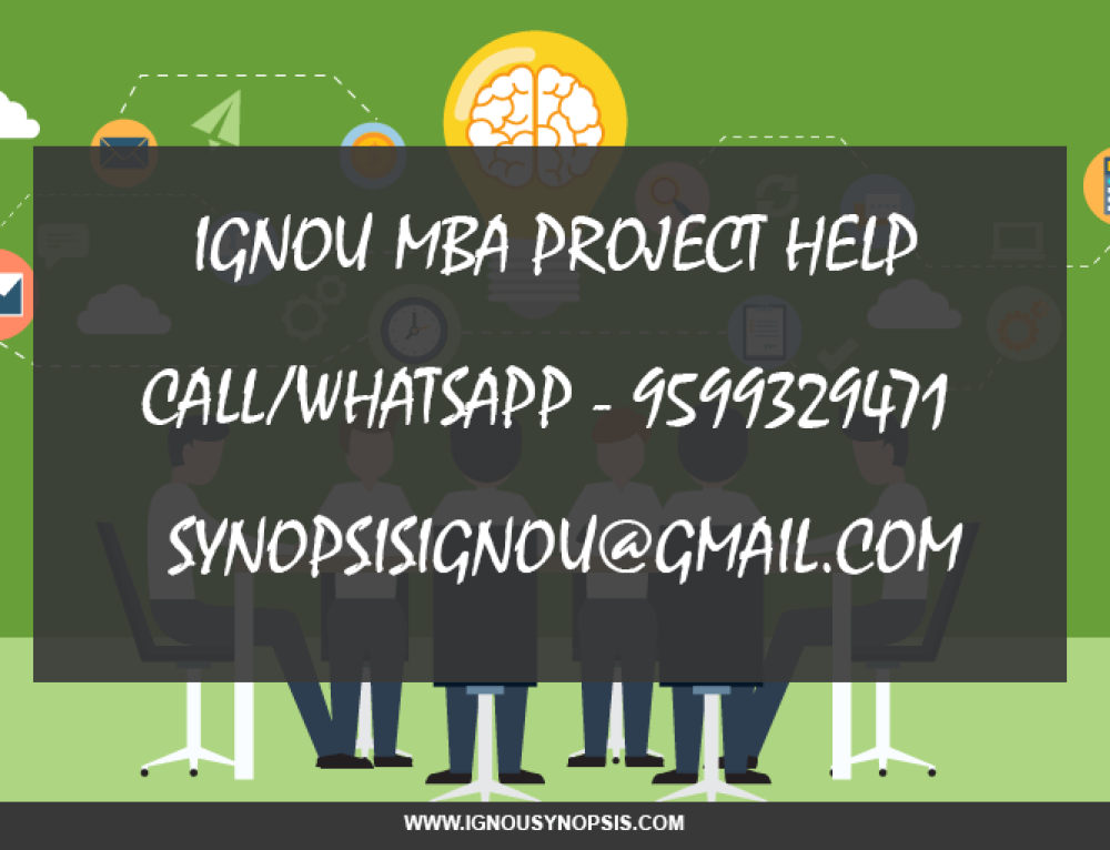 IGNOU MSCDFSM Project - Synopsis and Dissertation Help