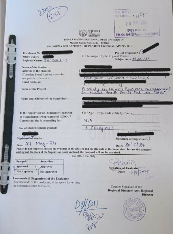 Complete Guide to IGNOU MBA Project & Dissertation