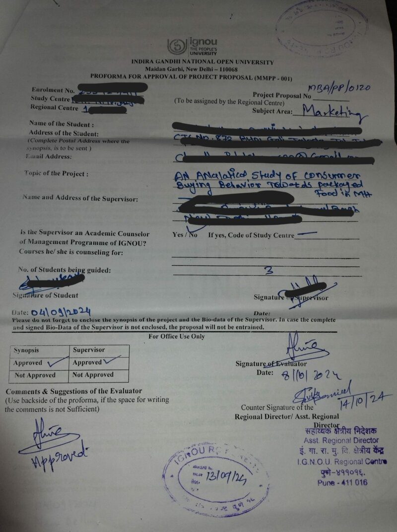 Complete Guide to IGNOU MBA Project & Dissertation
